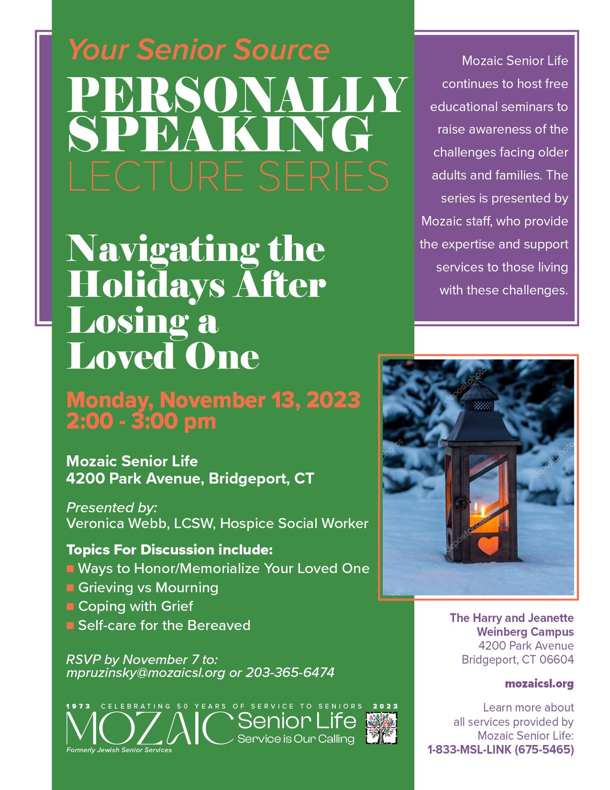 Special Events | Mozaic Senior Life